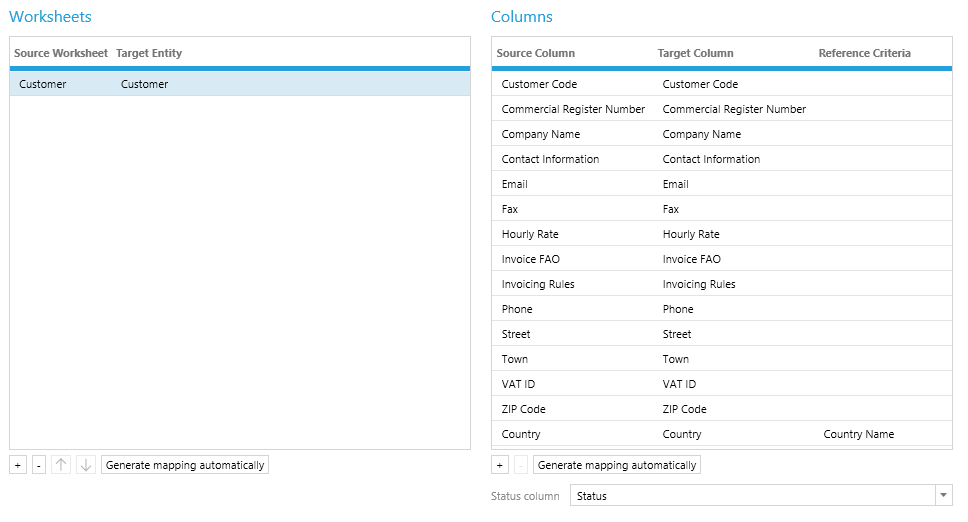 Data Import | Time Cockpit Help