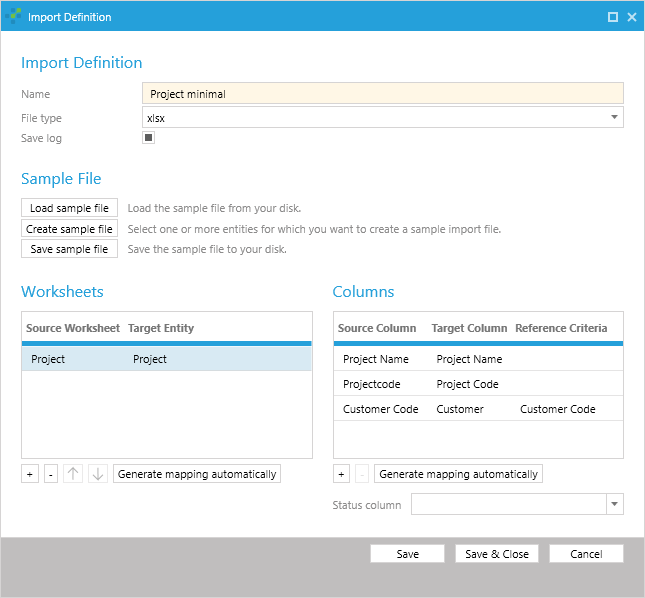 Data Import | Time Cockpit Help
